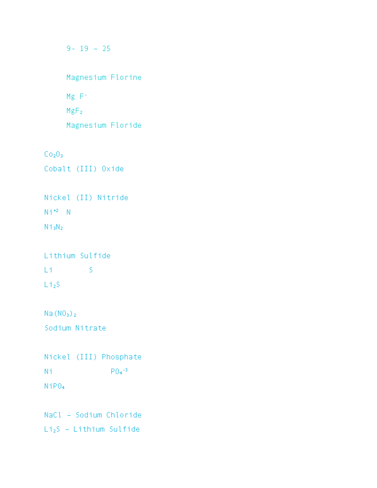 Chemical Nomenclature & Compound Naming Guide (Chem 101) - Studocu
