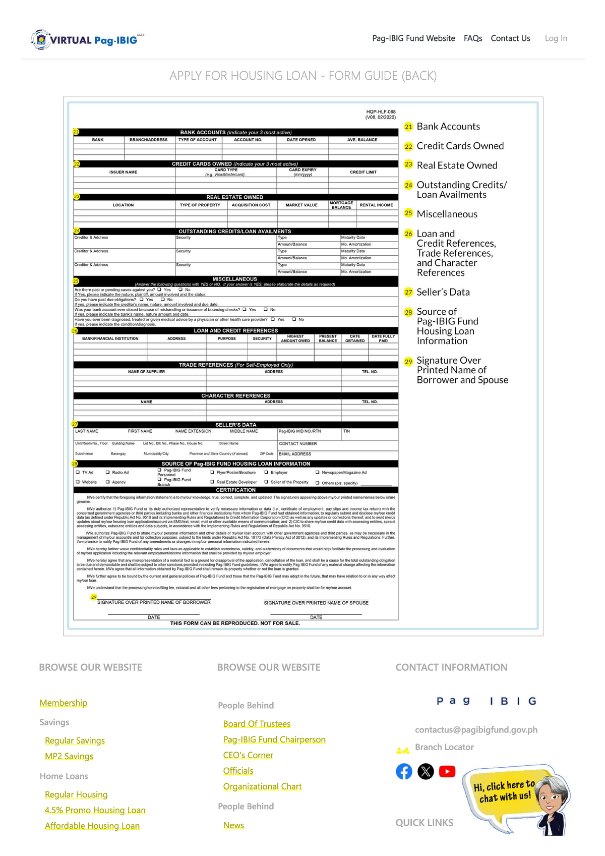 Housing Loan Application Form Guide (V08, 21) - Studocu