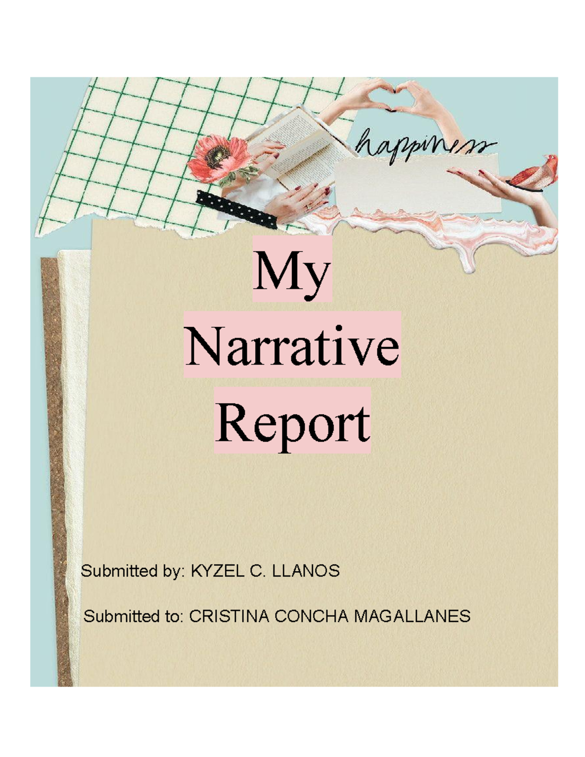 KYZEL C. LLANOS - Narrative Report for Teaching Internship (Aug-Sep ...