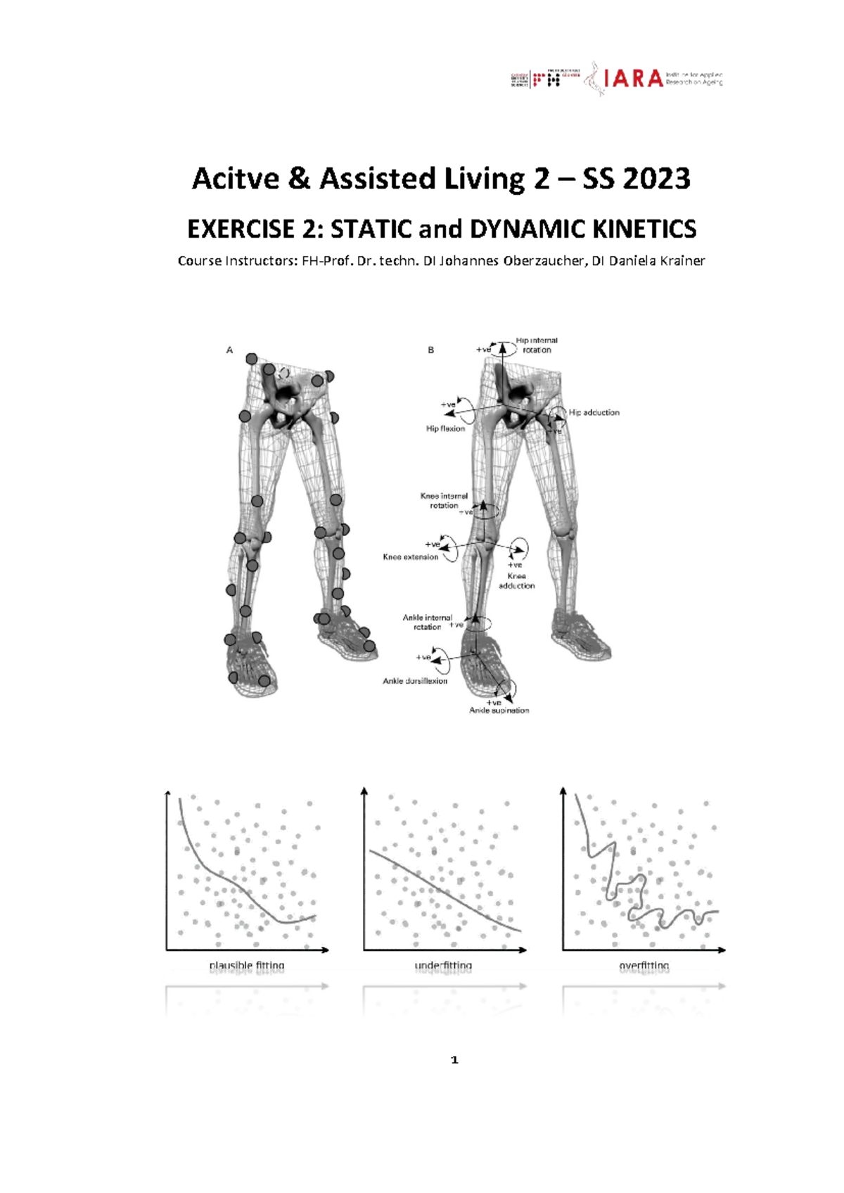 02-statics and dynamic biomechanics 25S - Acitve & Assisted Living 2 ...