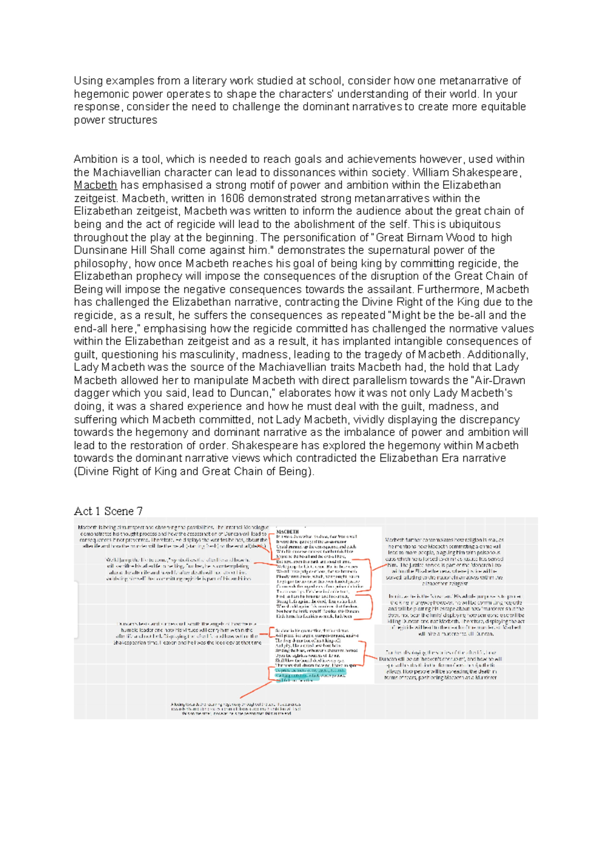 Macbeth (ENG101) – Exploring Power, Ambition, and Hegemony in Act 1 ...