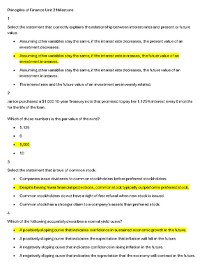 [Solved] Which of the following accurately describes a normal yield ...