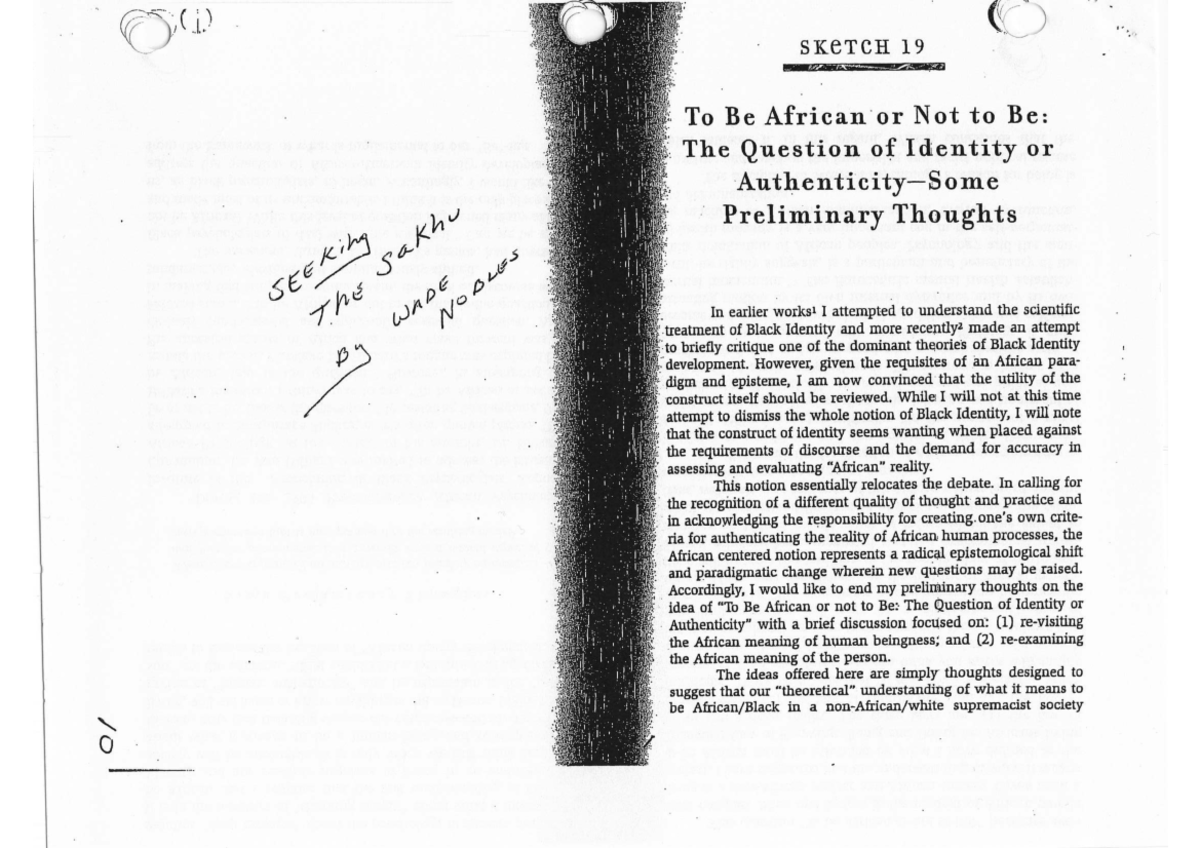 Document Analysis and Review Strategies for Course C101: Exploring ...