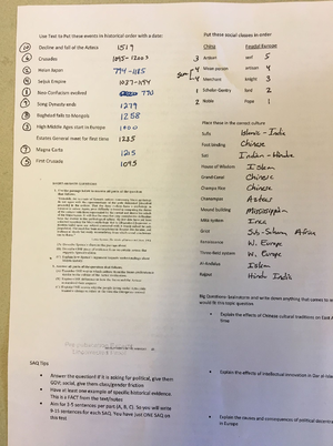 AP World History Unit 3 Study Guide - Unit 3: Land-Based Empires C ...