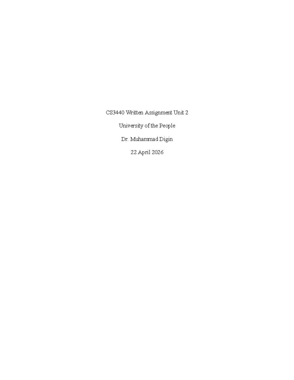 CS3440 Unit 2 Written Assignment: Understanding QR Code Phishing - Studocu