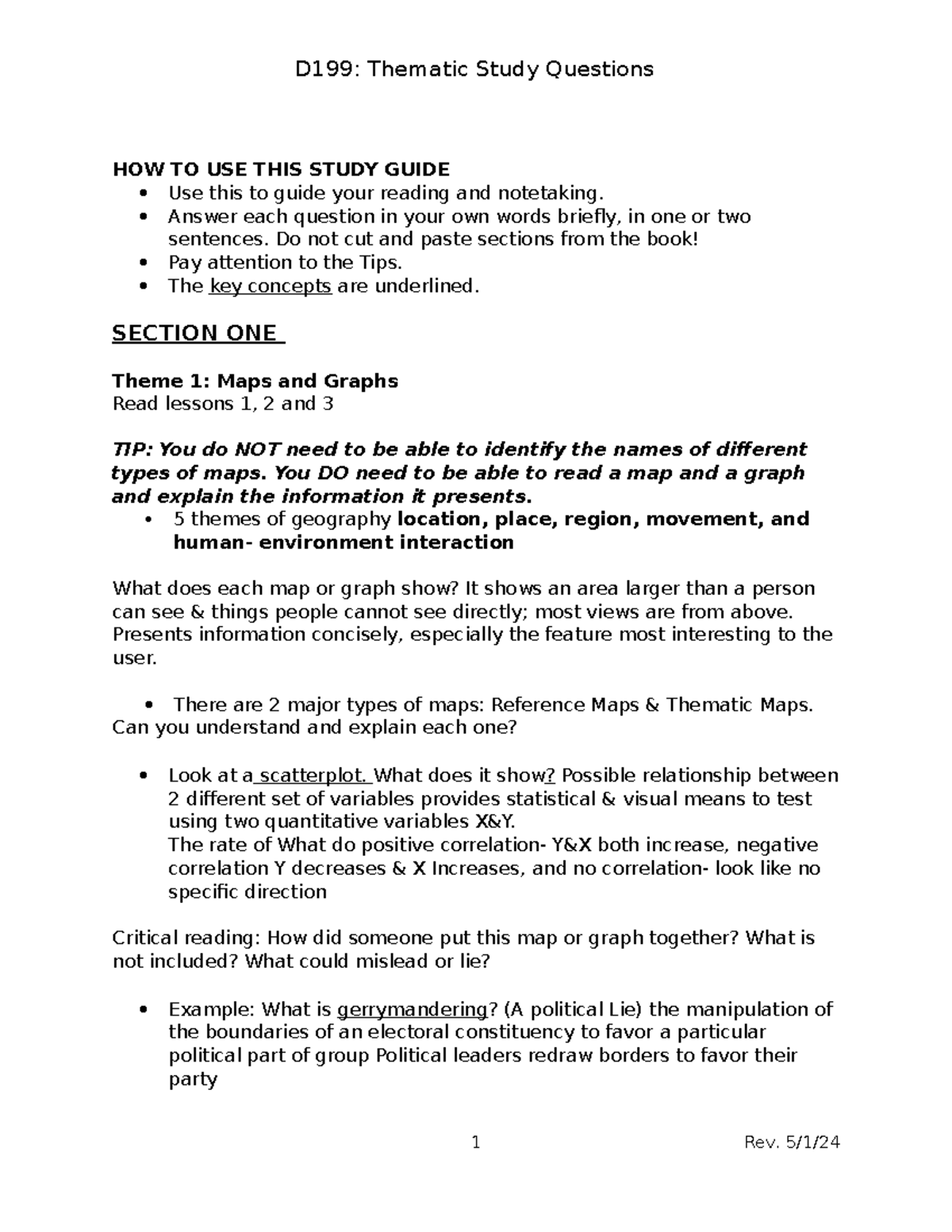 D199 Comprehensive Study Guide on Geography and Migration Themes - Studocu