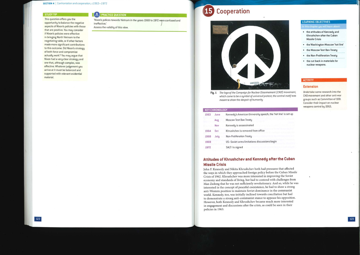 Cooperation and Confrontation: US-USSR Relations 1969-1972 (HIST 15 ...