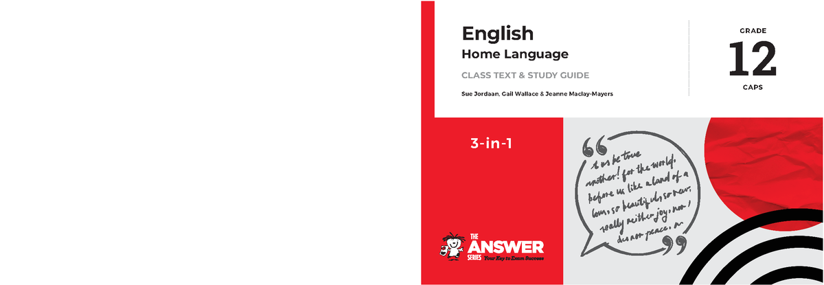 Grade 12 English HL Final Exam: 3-in-1 Study Guide & Texts - Studocu