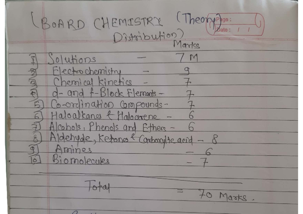 Chemistry XII Solutions: Electrochemistry, Kinetics & Mixtures - Studocu