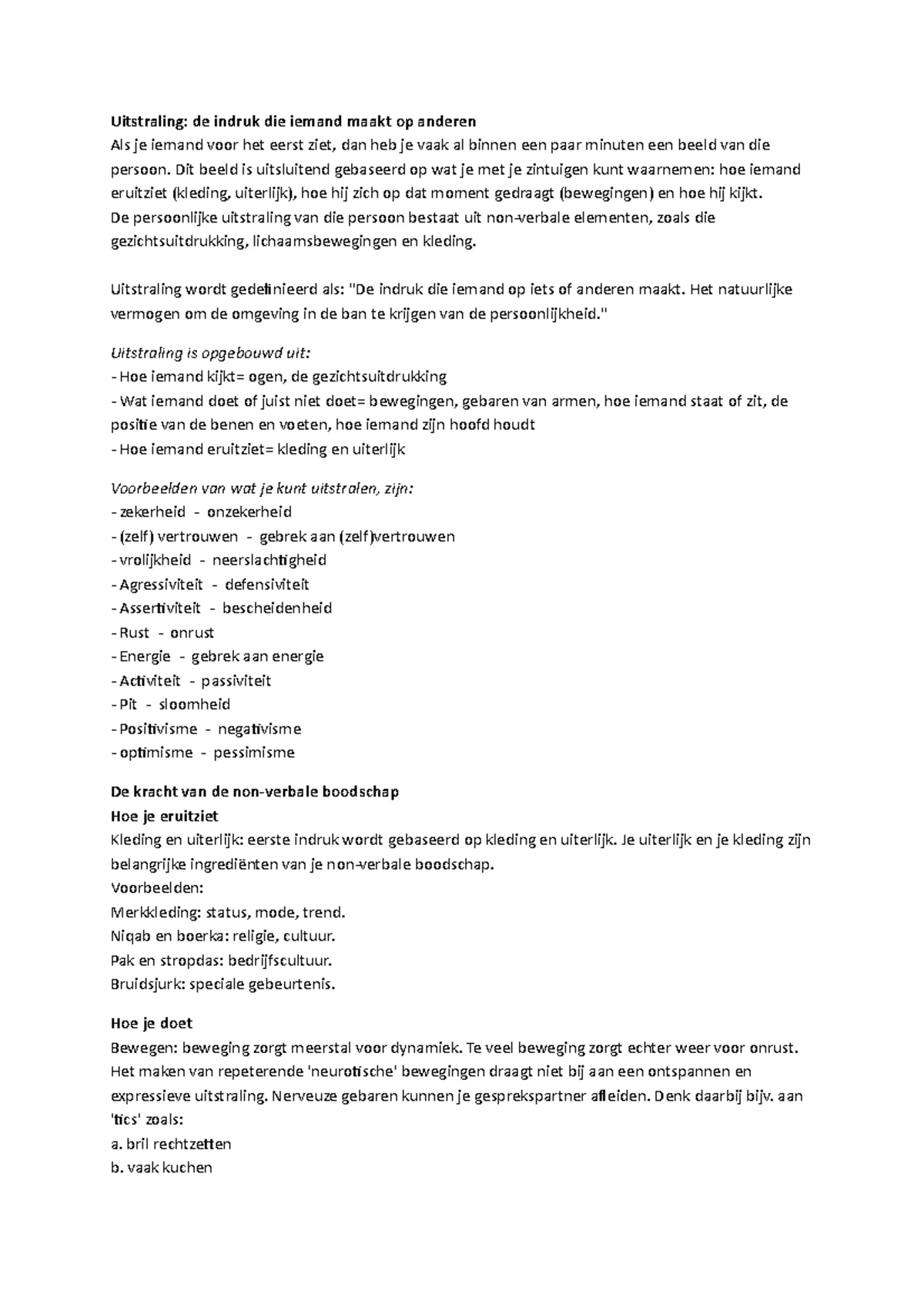 16. Wat is communicatie (startpunt mondeling en nonverbaal) - Wat is ...