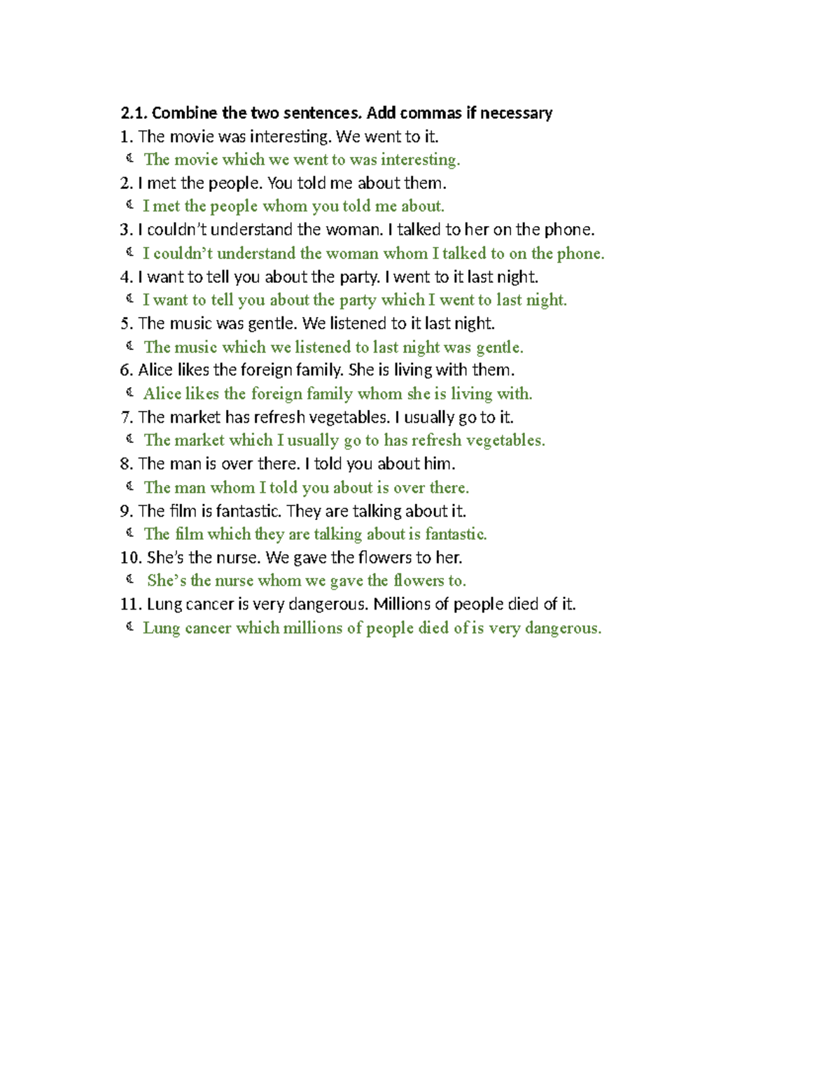 Writing 3: Combining Sentences with Clarity and Commas - Studocu