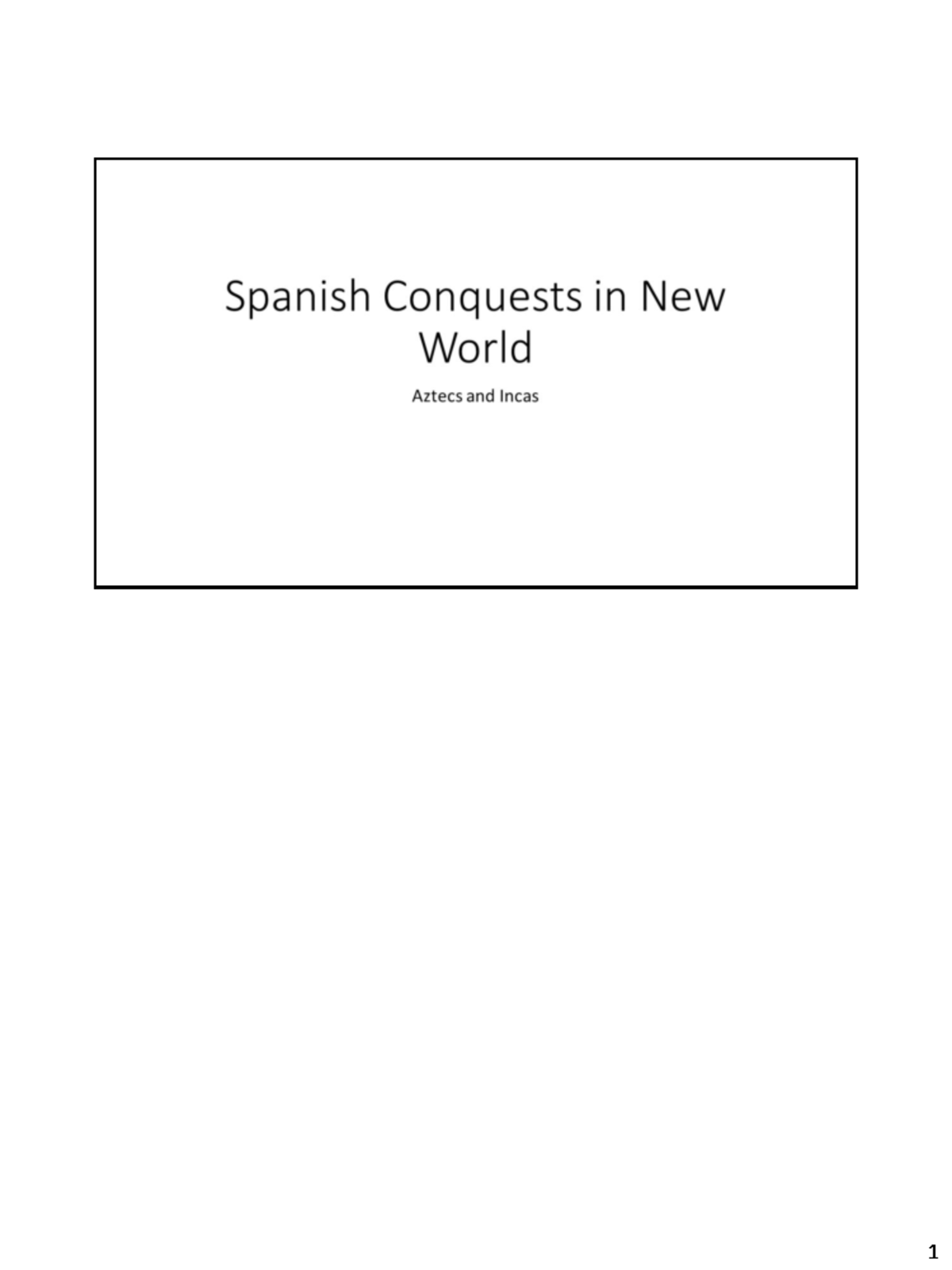 Spanish Conquests in the New World: The Fall of Tenochtitlán Analysis ...