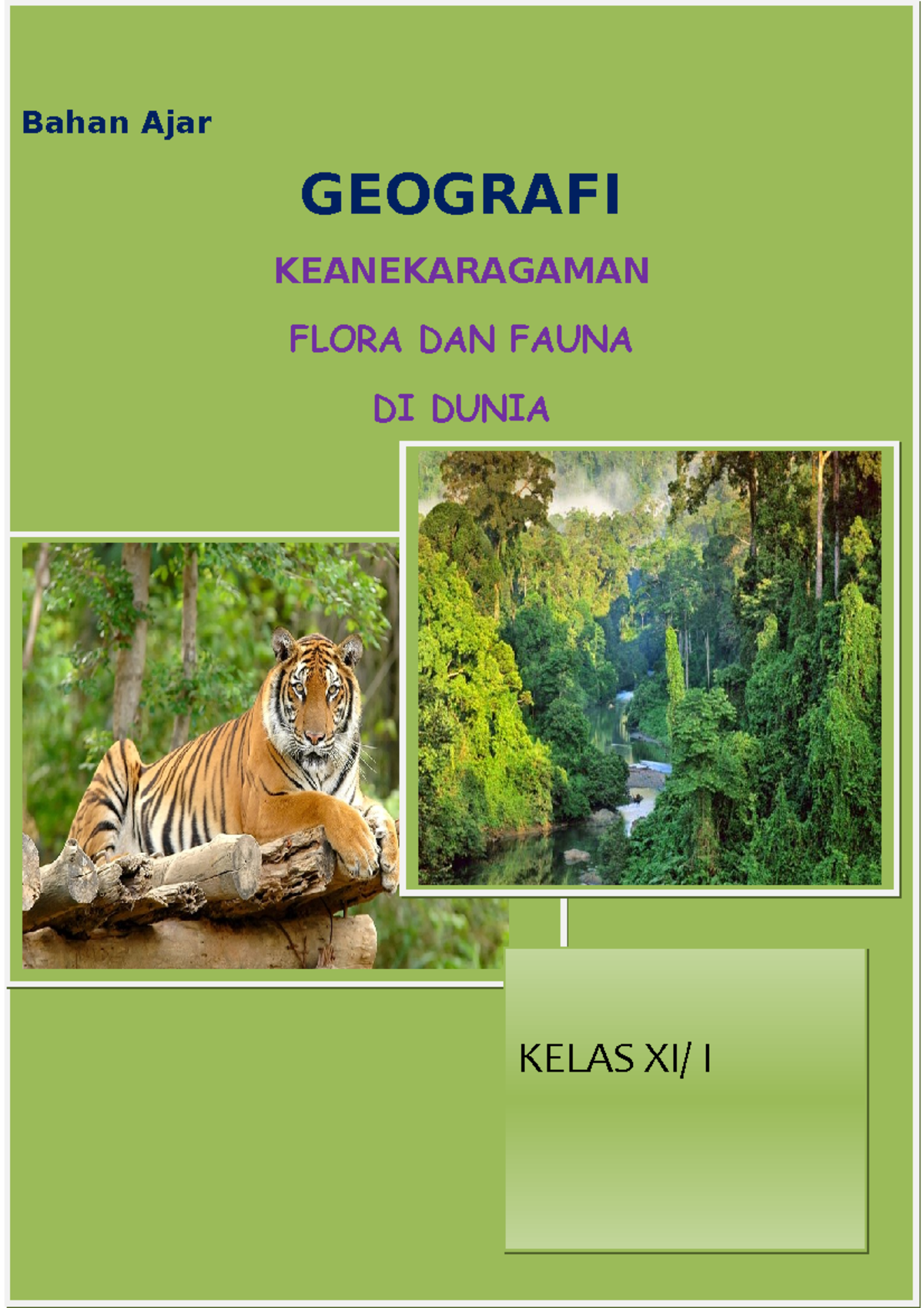 Flora dan Fauna - Bahan Ajar GEOGRAFI KEANEKARAGAMAN FLORA DAN FAUNA DI ...