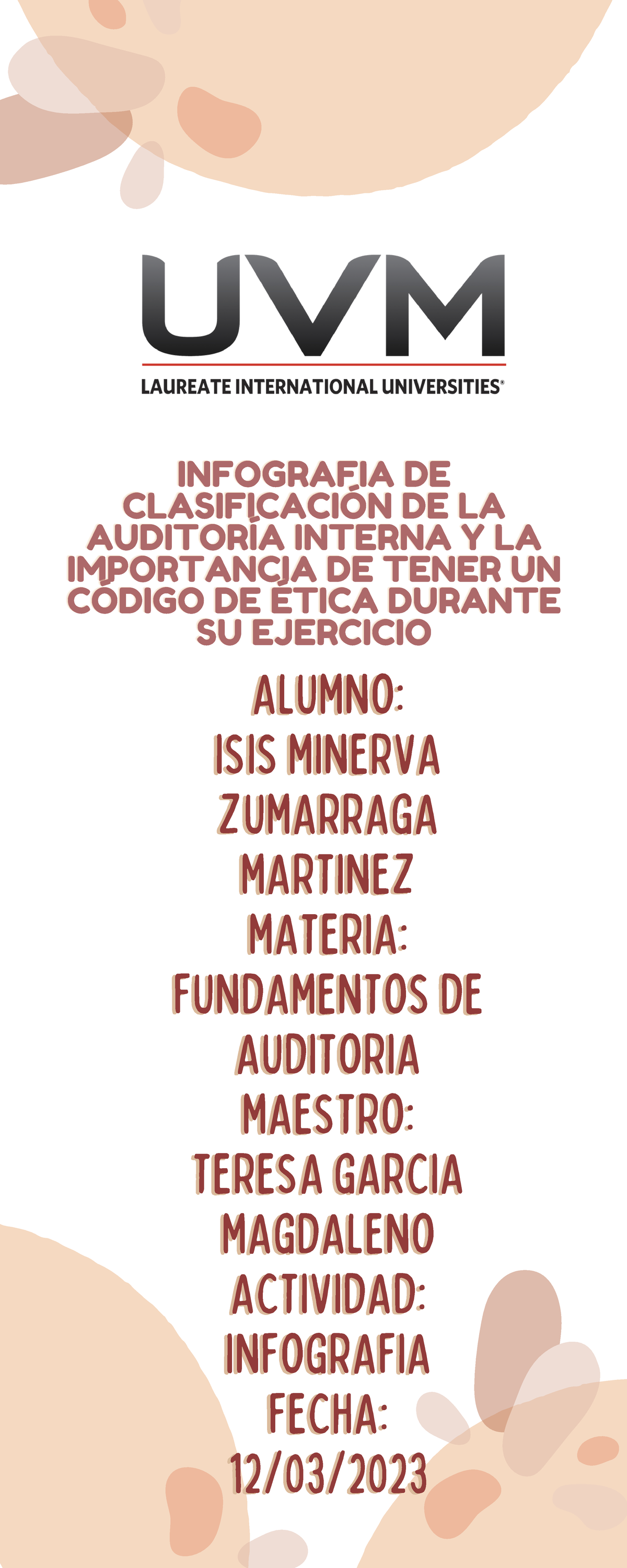 Act2 IMZM( Funda. AUDI) - ALUMNO:ALUMNO: ISIS MINERVAISIS MINERVA ...