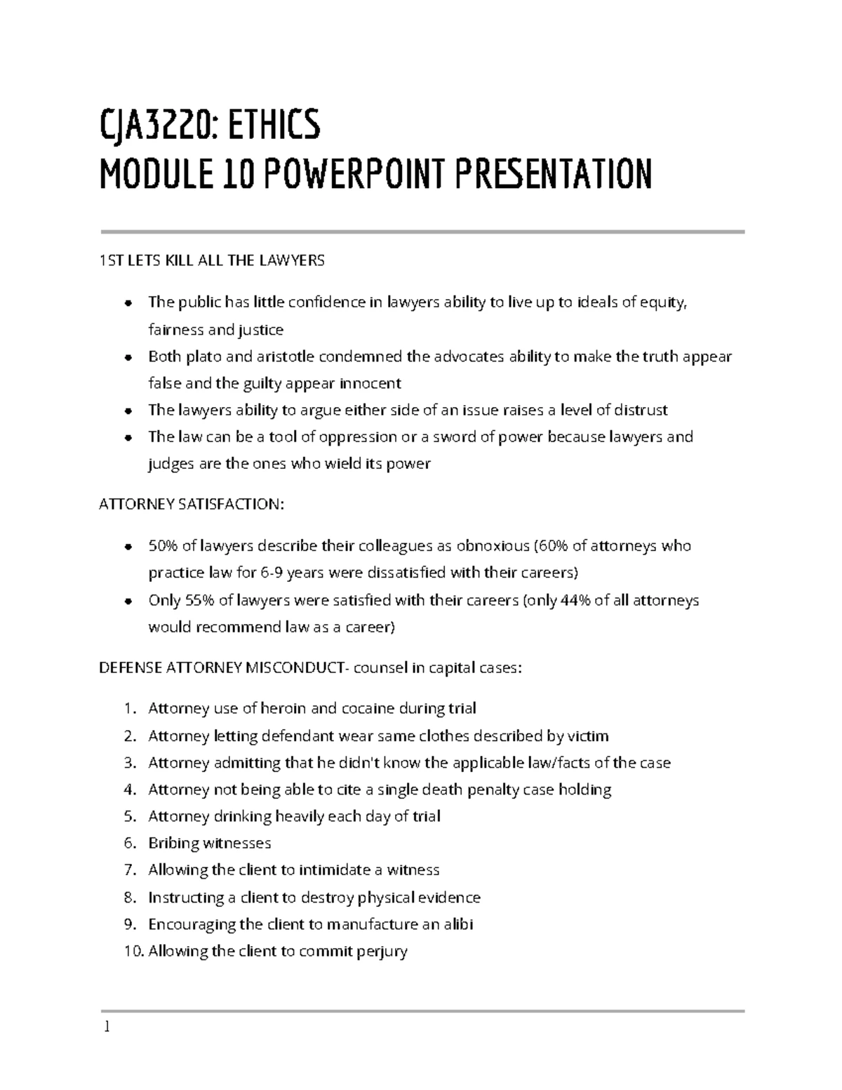 Ethics in Criminal Justice: Morality Ethics and Dilemmas - Studocu