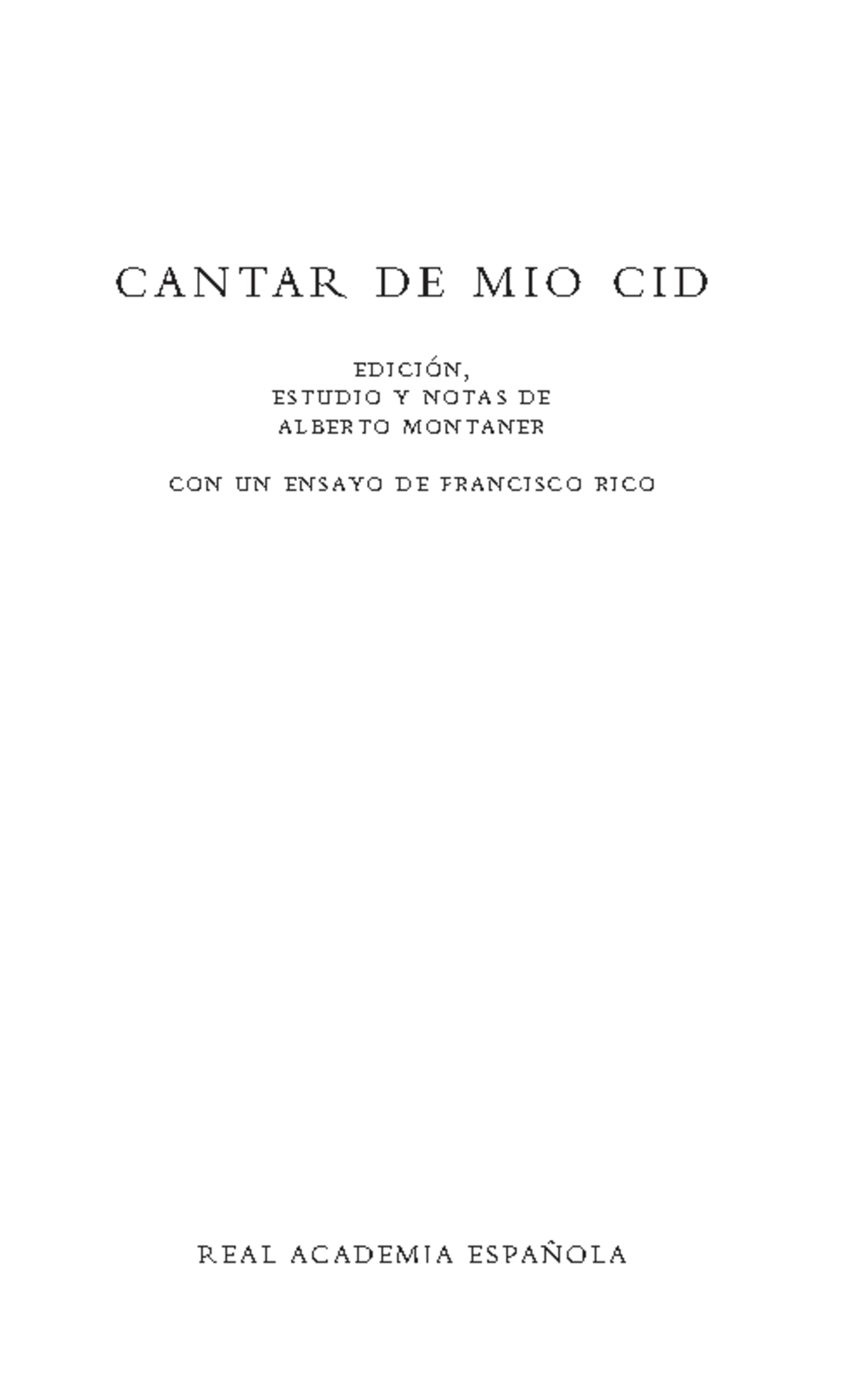 Hojear cantar de mio cid - C A N TA R D E M I O C I D edición, estudio ...