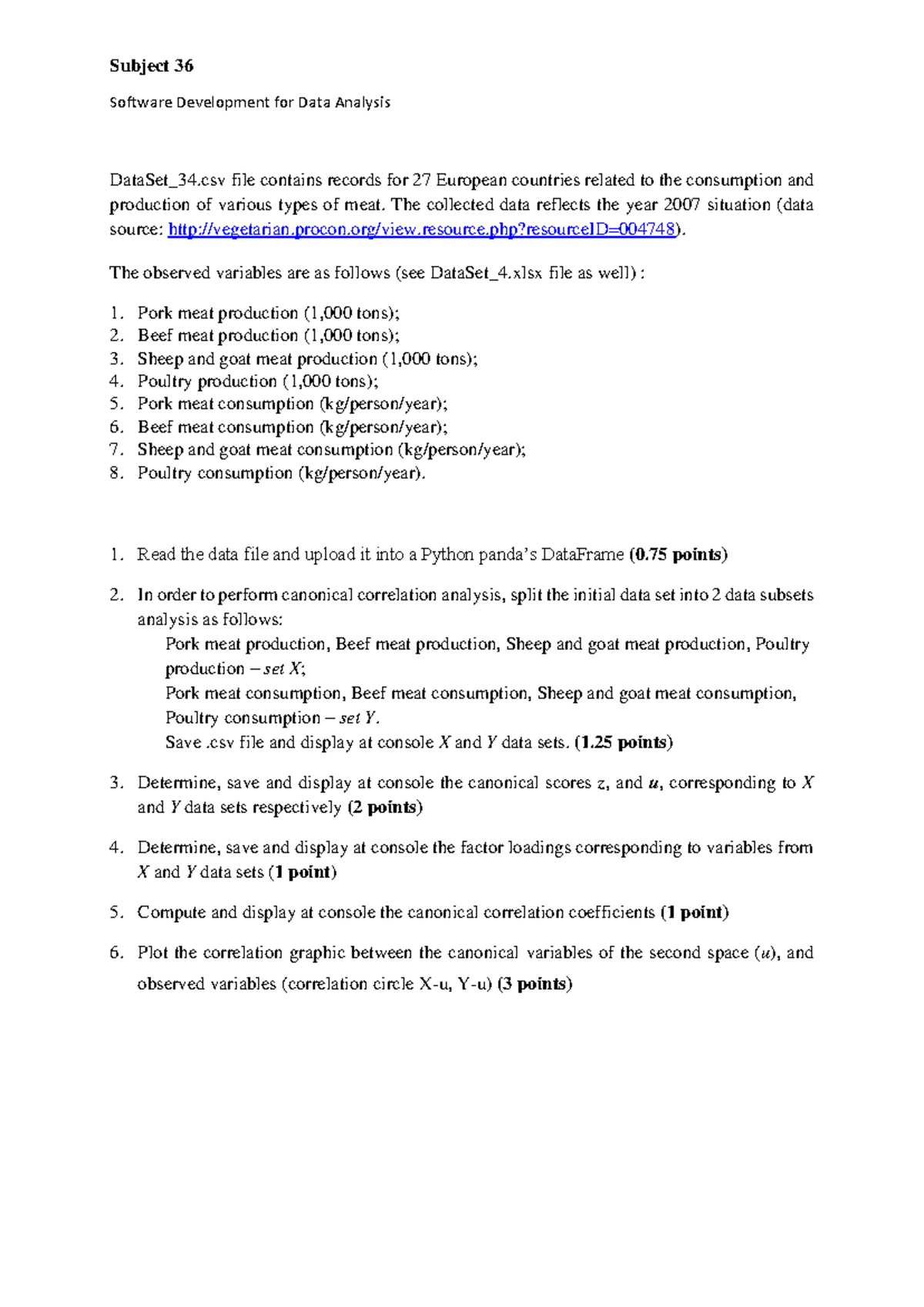 Sample Subject 36 - Subject 36 Software Development for Data Analysis ...