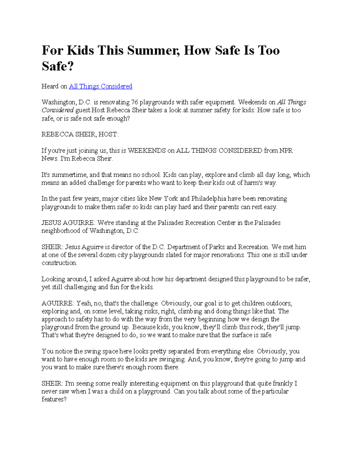 Playground Safety: Balancing Fun and Risk for Children - For Kids This ...