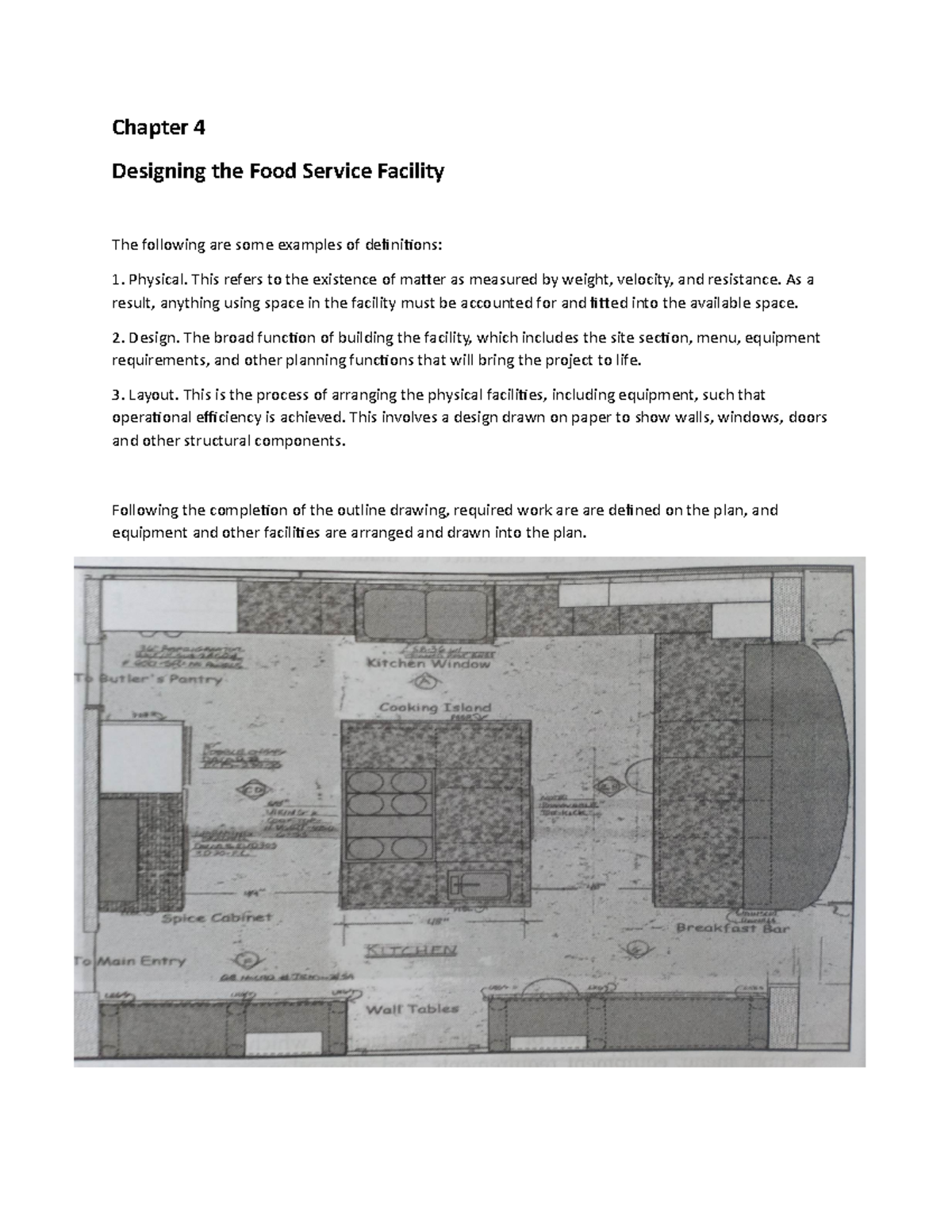 Chapter 4: Food Service Facility Design Strategies and Trends - Studocu
