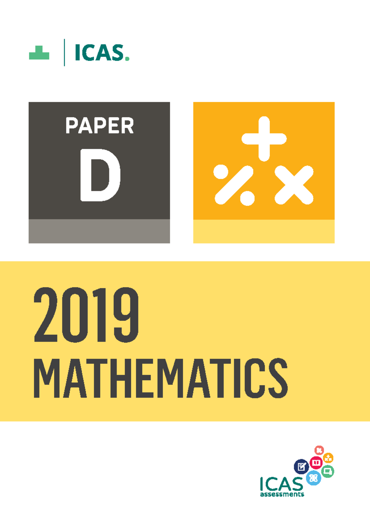 Y6 2019 ICAS Mathematics Practice Papers - Studocu