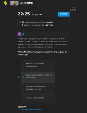 Milestone 1 - Milestone 1 1 Which of the following is included in a ...