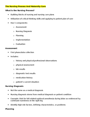 Report - Maternal ati - Module Report Simulation: Swift River Simulations 2. Assignment: Jesse ...
