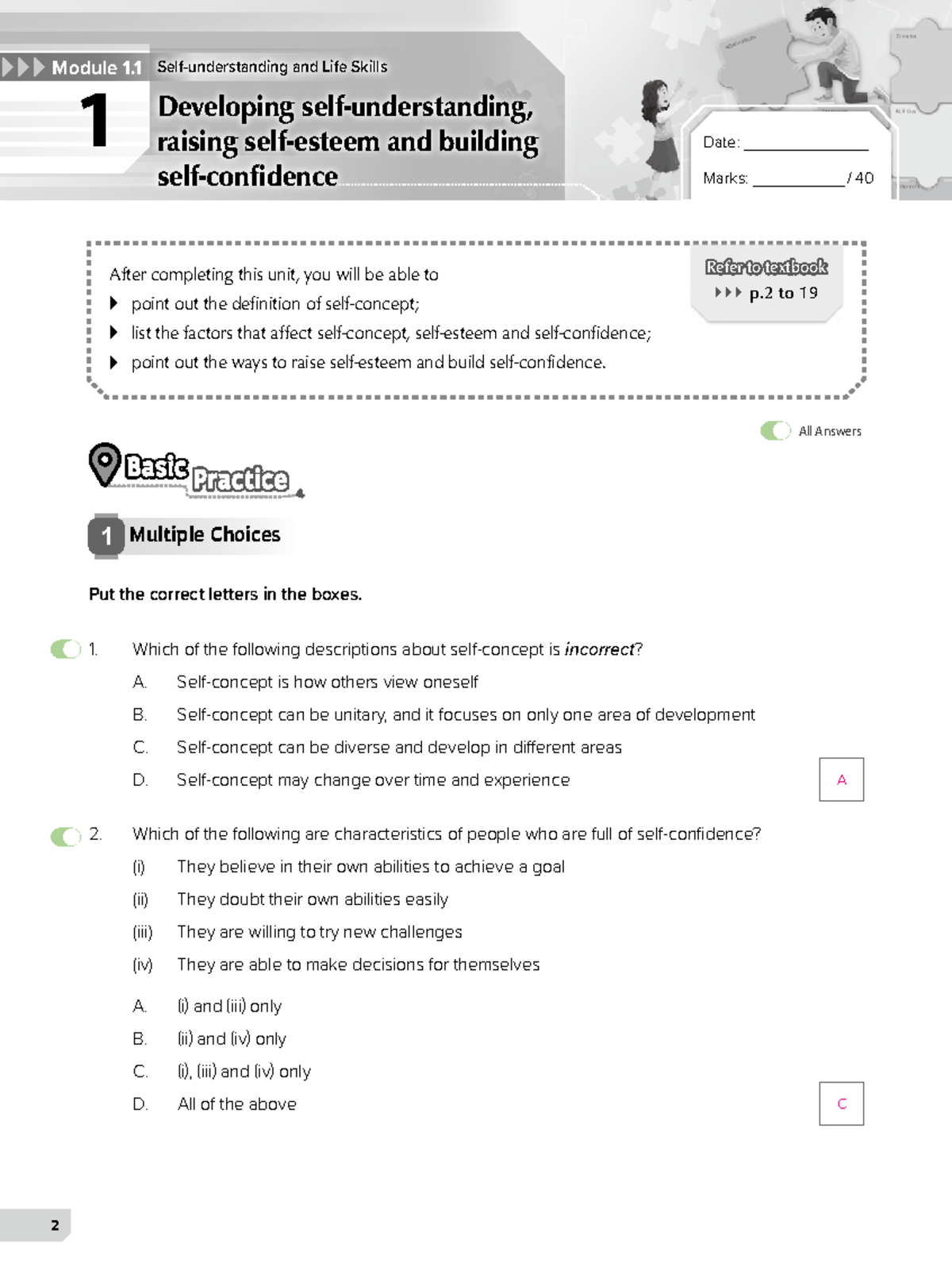 WB 1A U1 TB E - Life Skills 1: Developing, Raising, and Building Skills ...