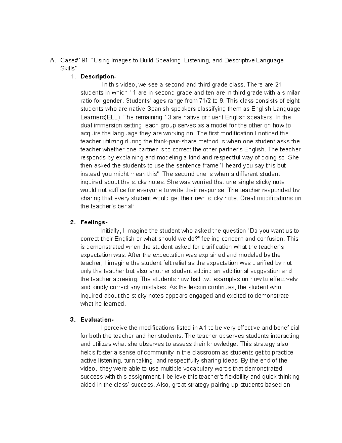 D091 - Task 1: Enhancing Language Skills through Differentiated Instruction - Studocu