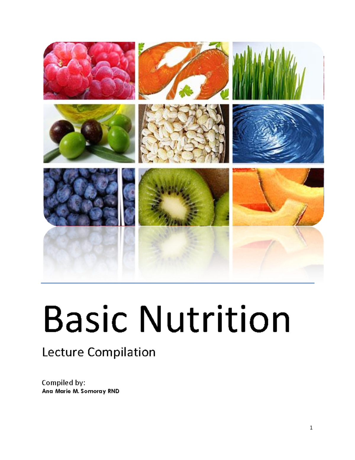 BASIC NUTRITION LECTURE NOTES - RND Course Code - Studocu
