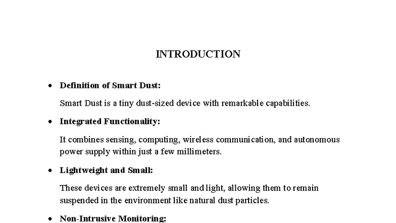 Behaviorism के मुख्य सिद्धांत - INTRODUCTION Definition of Smart Dust ...