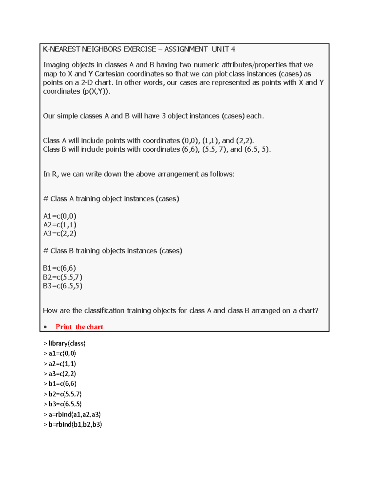 Unit 4 Solutions - Official solution to unit 4 programming assignment - K-NEAREST NEIGHBORS ...
