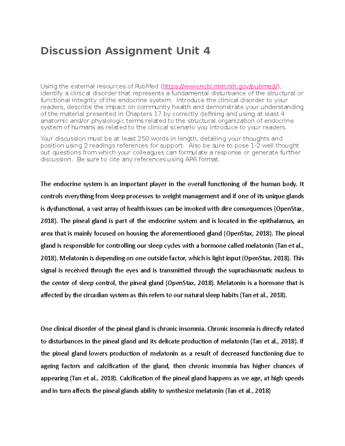 Discussion Assignment Unit 4 HS 2211 - Discussion Assignment Unit 4 ...