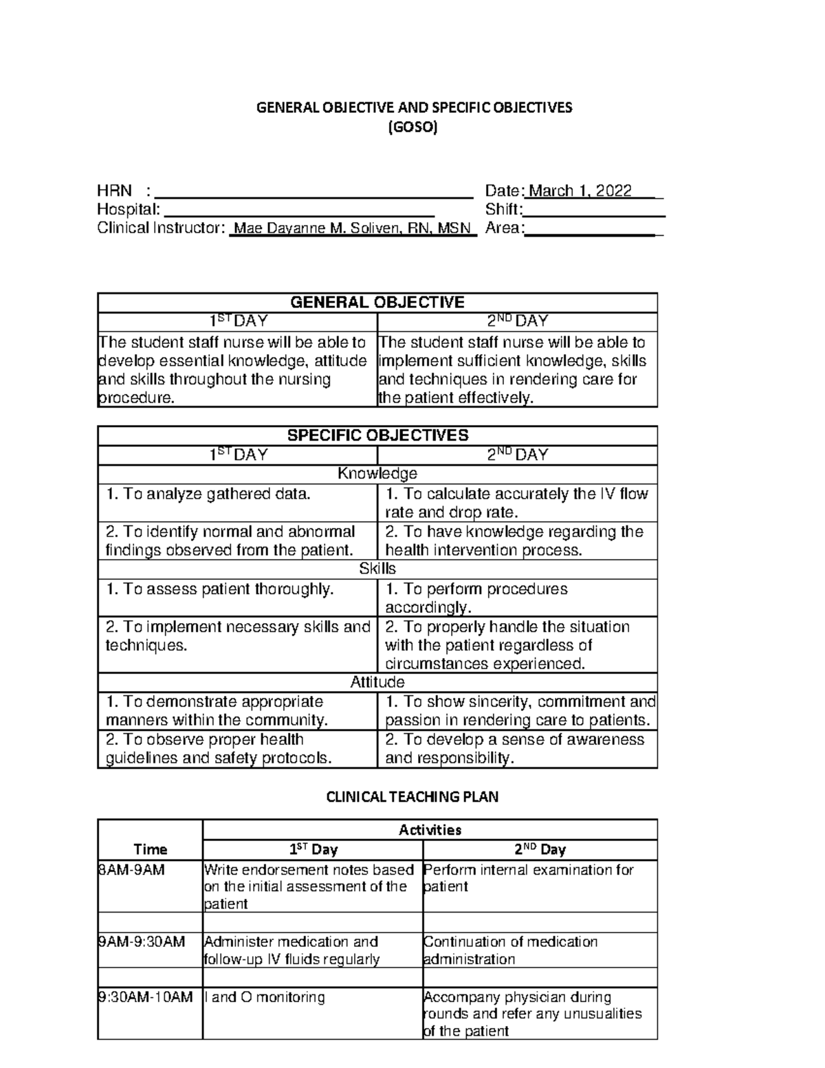 HRN Week 7 Clinical Workbook for Nursing Care and Assessment - Studocu