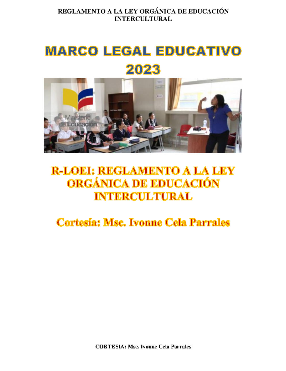 Reglamento A LOEI - guias - INTERCULTURAL INTERCULTURAL R-LOEI ...