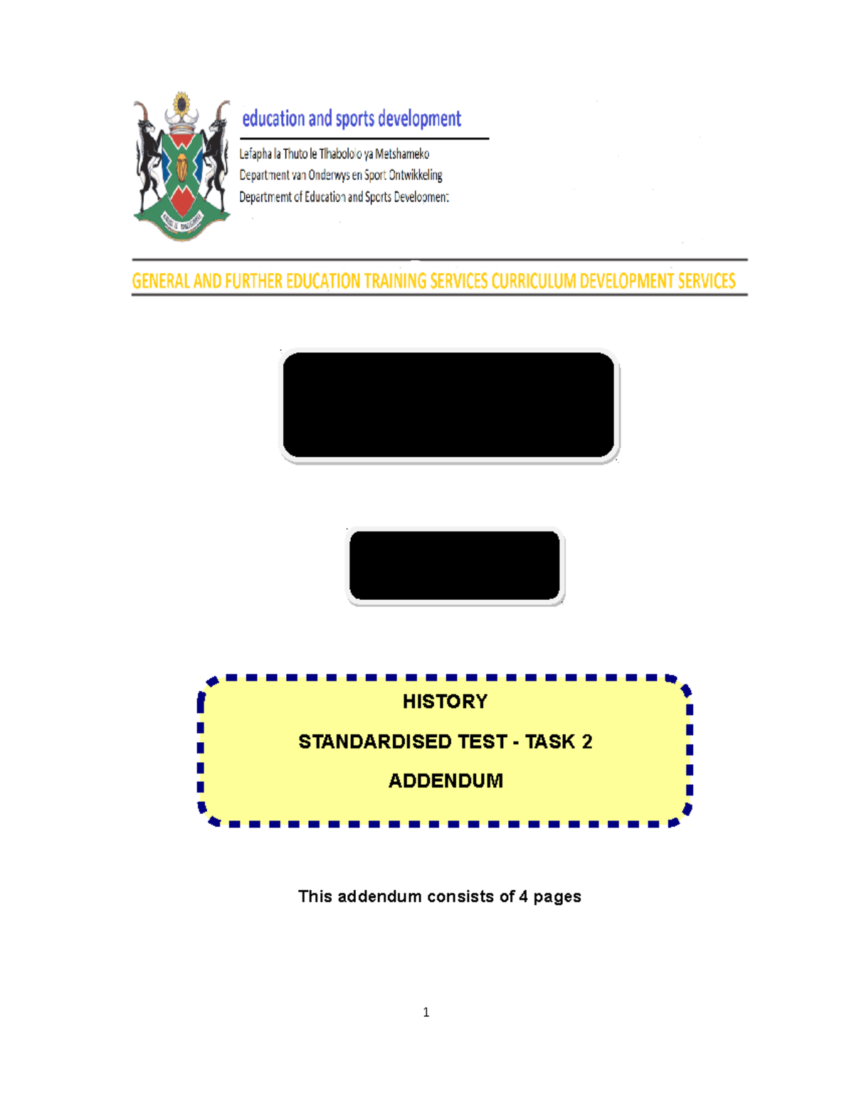 Gr 10 TASK 2 Addendum - Source based - This addendum consists of 4 ...