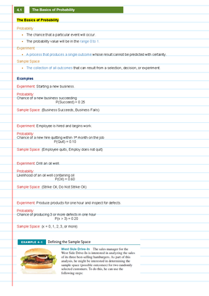 Chapter 2 Summary - Chapter 2: Graphs, Charts, and Tables Describing ...