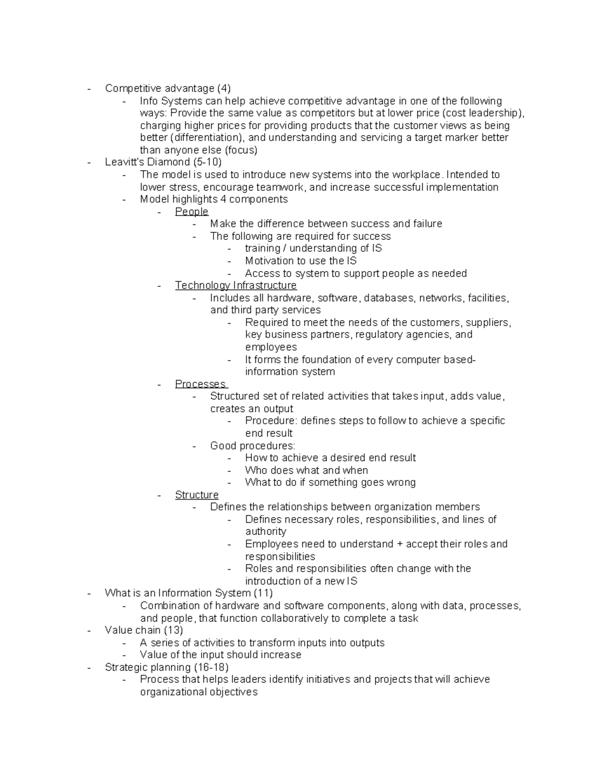 Information Systems and Competitive Advantage (4): Concepts & Models ...