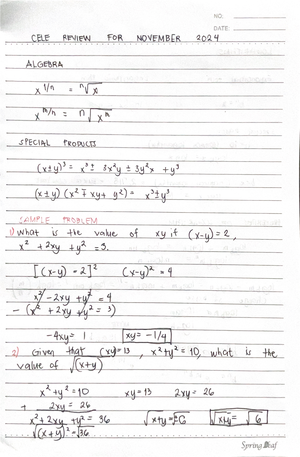 Math 119: Module 3 - Performance Standards, Competencies, and Targets ...