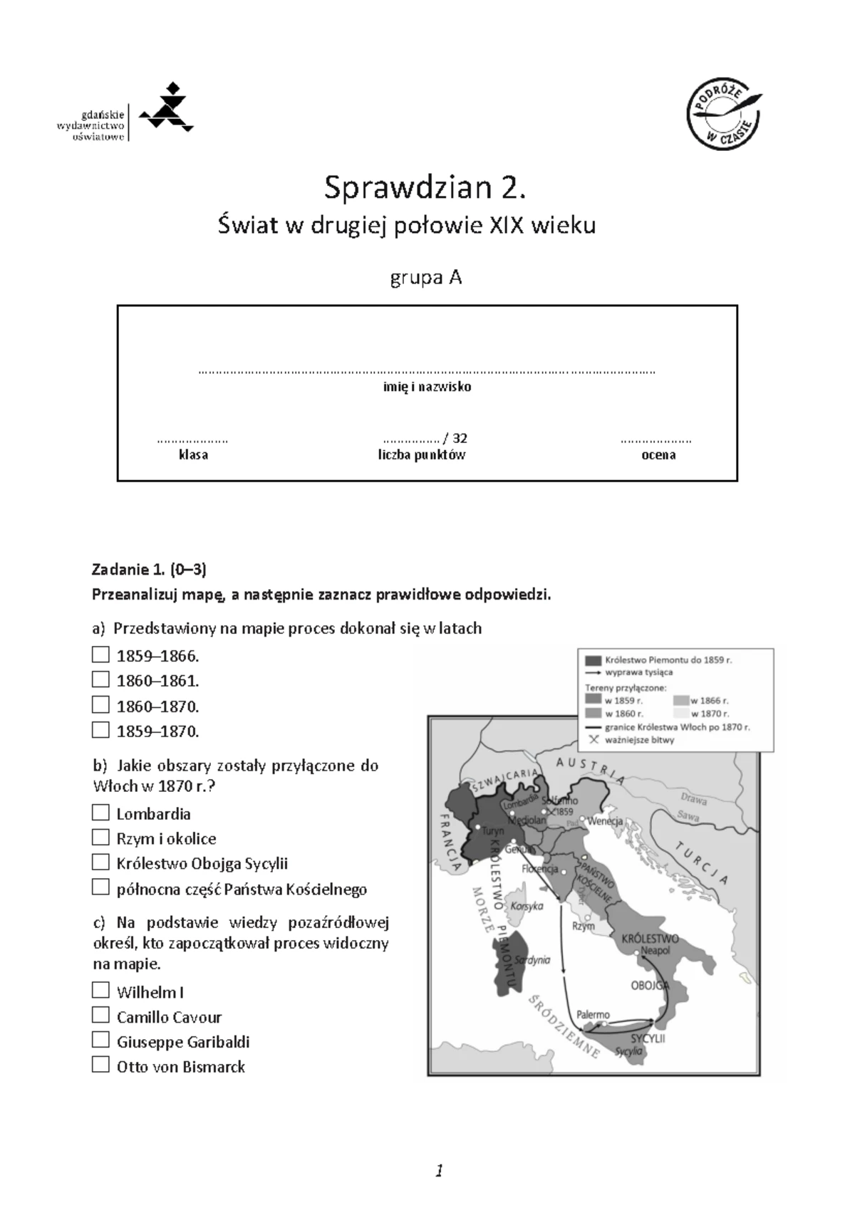 Sprawdzian 5 wersja b pdf - Sprawdzian 5. Społeczeństwo średniowiecznej Europy grupa B - Studocu