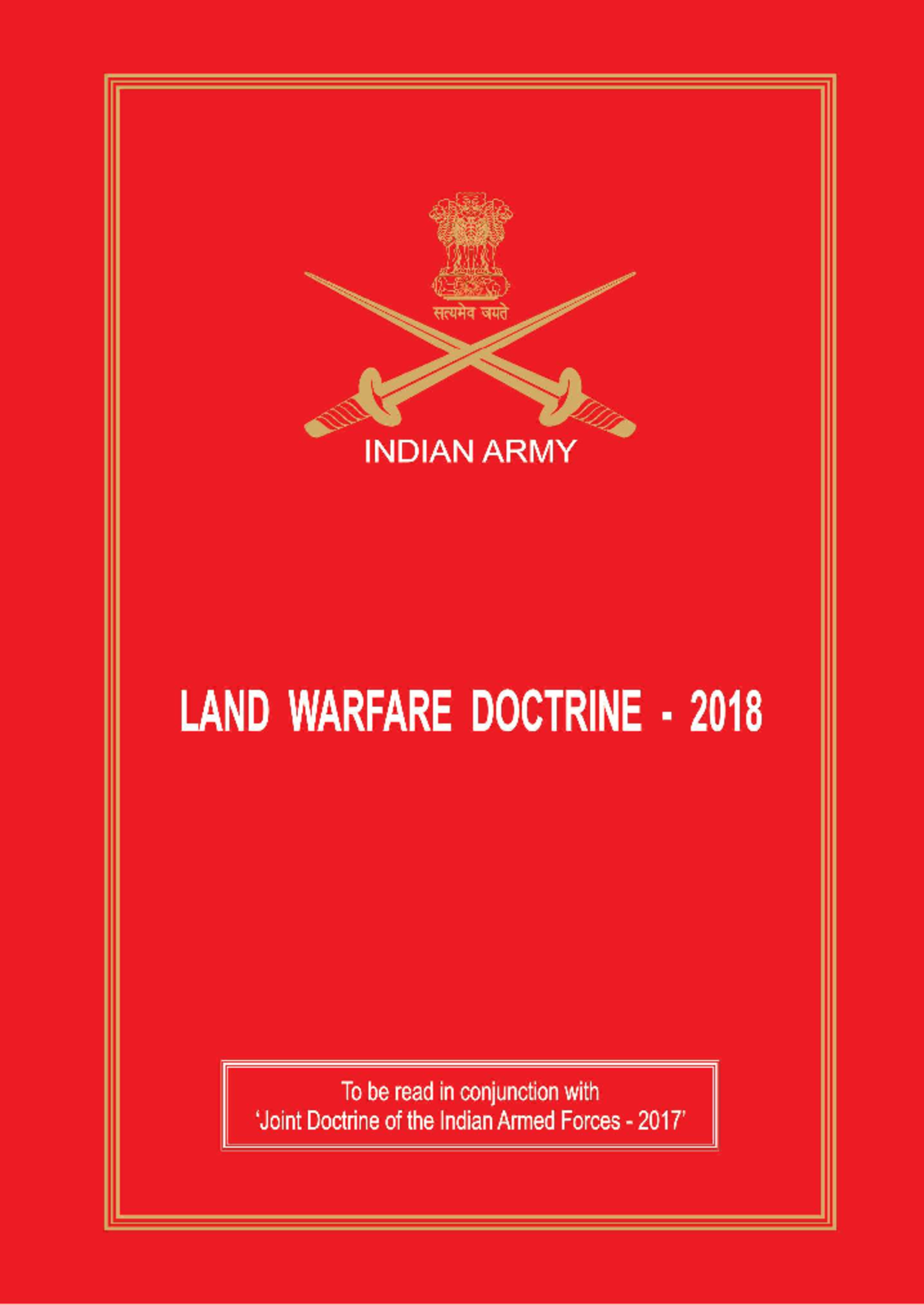 Indian Army Land Warfare Doctrine 2018: Strategic Insights and ...