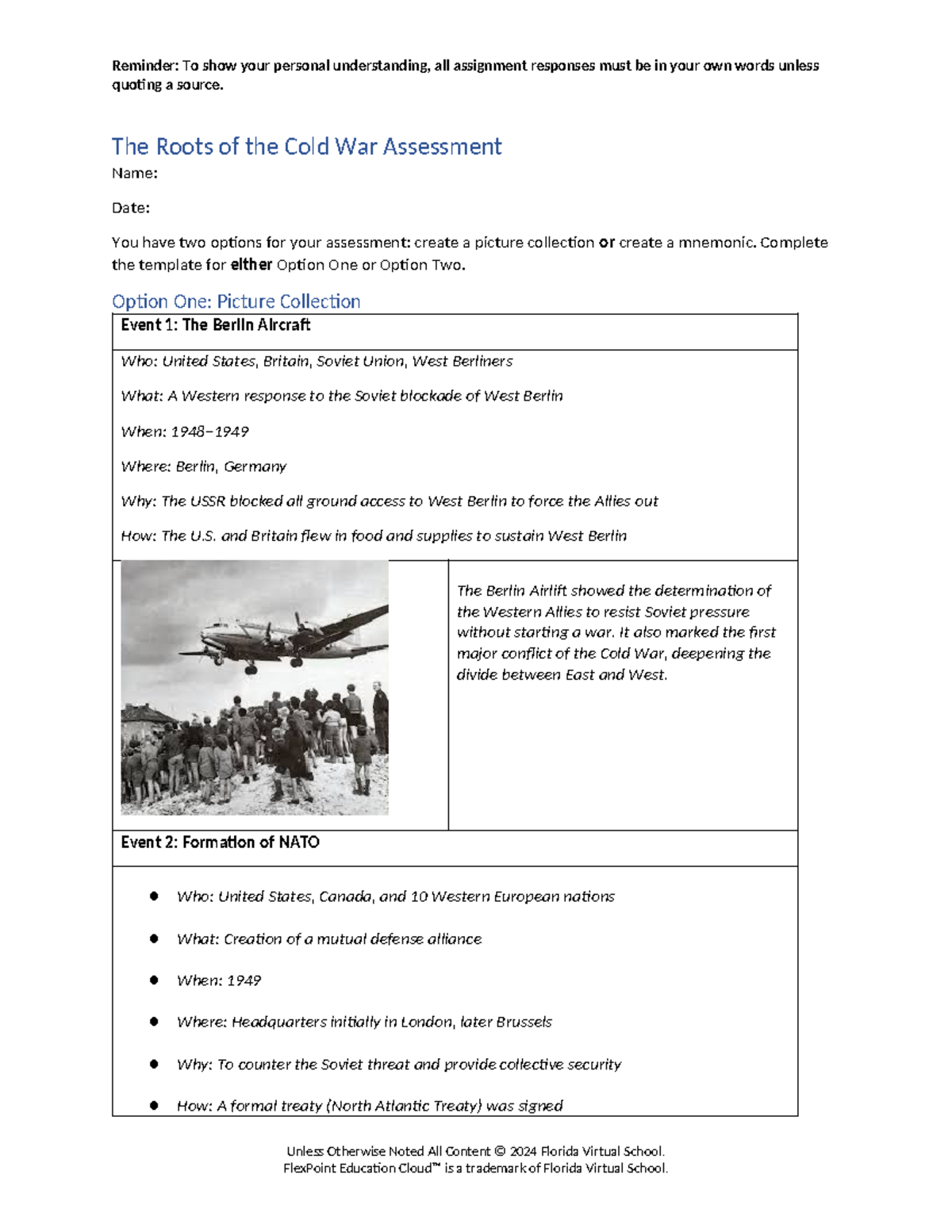 Roots of the Cold War Assessment (Course Code: 2024) - Studocu