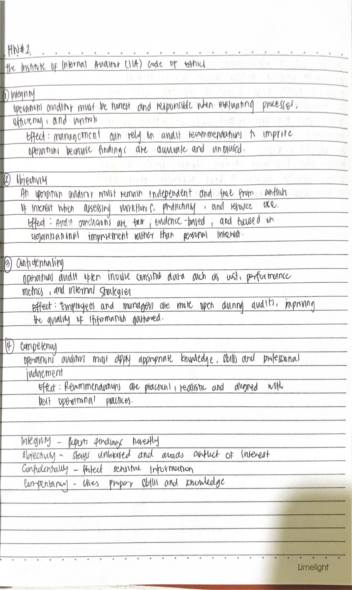 Code of Ethics (11A): Integrity, Objectivity, Confidentiality ...