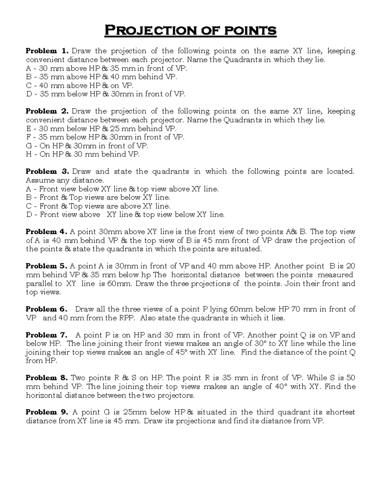 Isometric Projection Problems and Solutions for Exam Preparation - Studocu