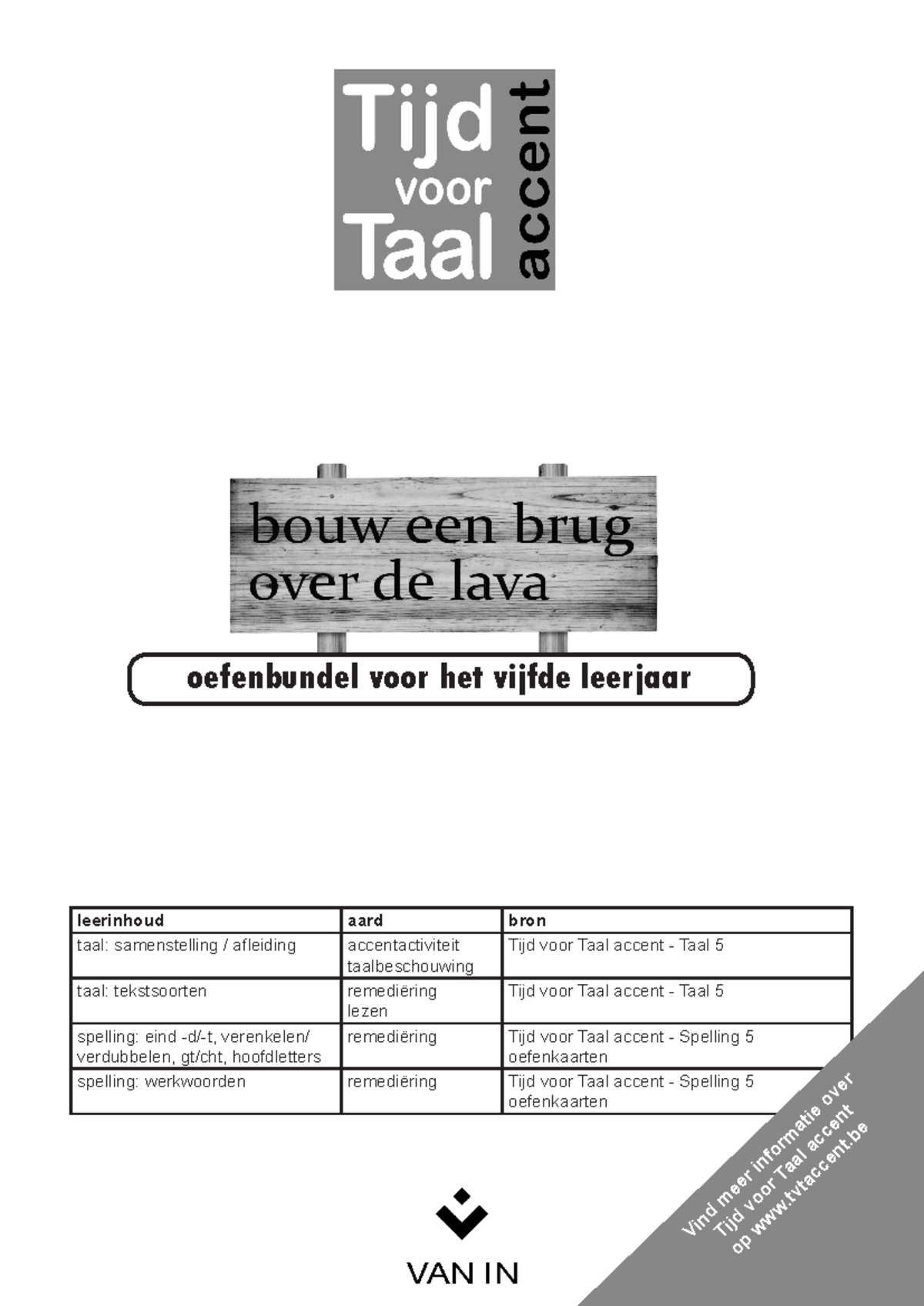 Oefenbundel Taal 5 - Zinsontleding: PV en Onderwerp, Tijd voor Taal ...