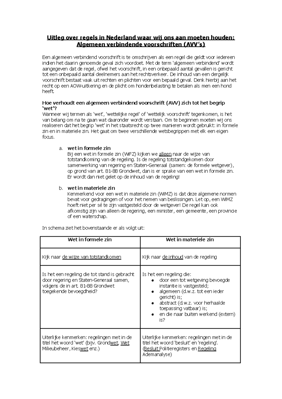 Uitleg over AVV, WiFZ en WiMZ: Belangrijke Regels in Nederland ...
