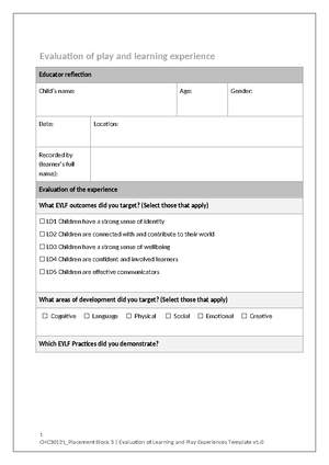 [Solved] how to write a jottings observation - early childhood ...