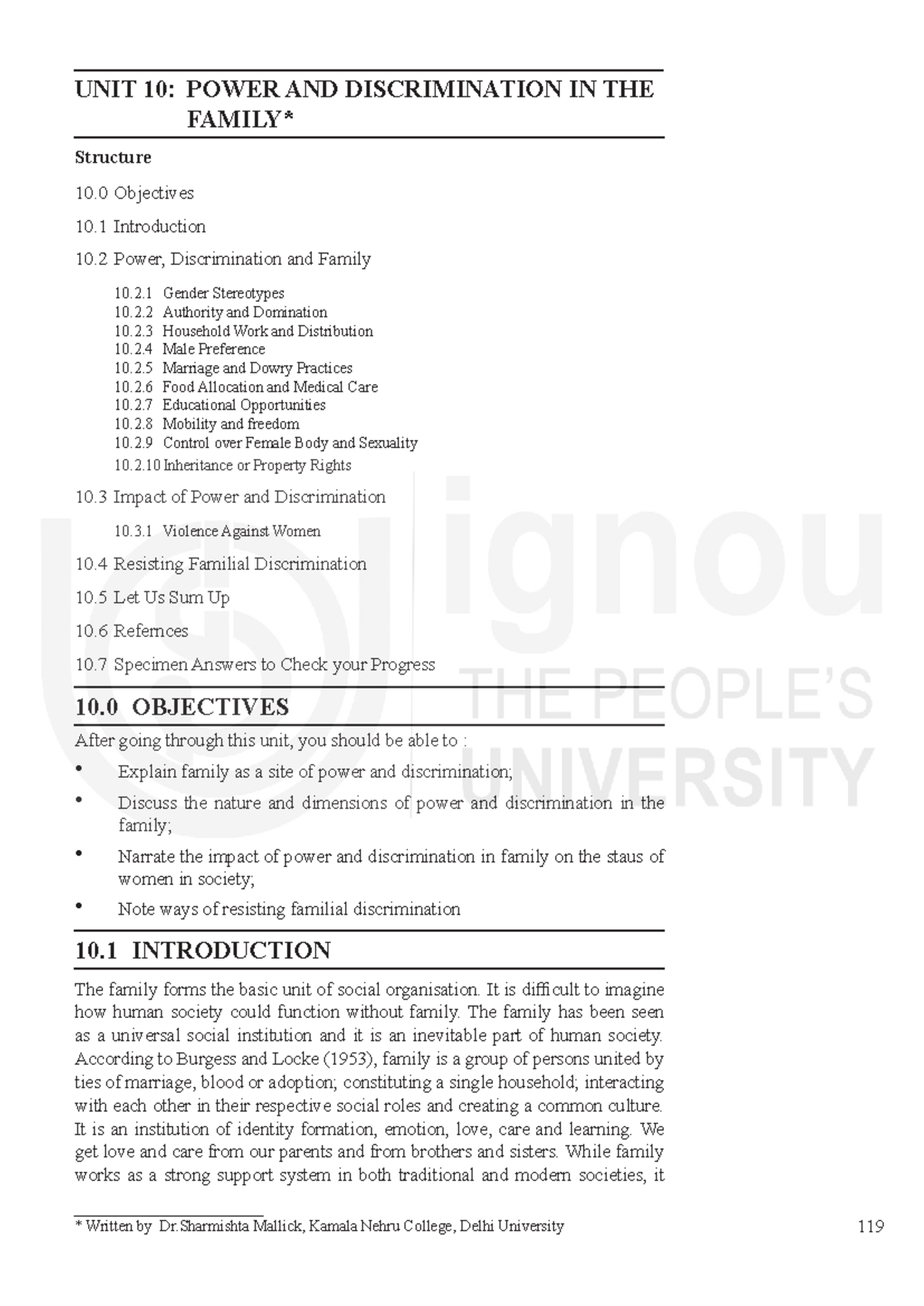 Unit 10: Power & Discrimination in Family Structure - Key Insights and ...