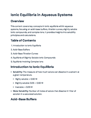 Acid-Base Equilibria and Buffer Solutions: A Complete Guide - Acid-Base ...