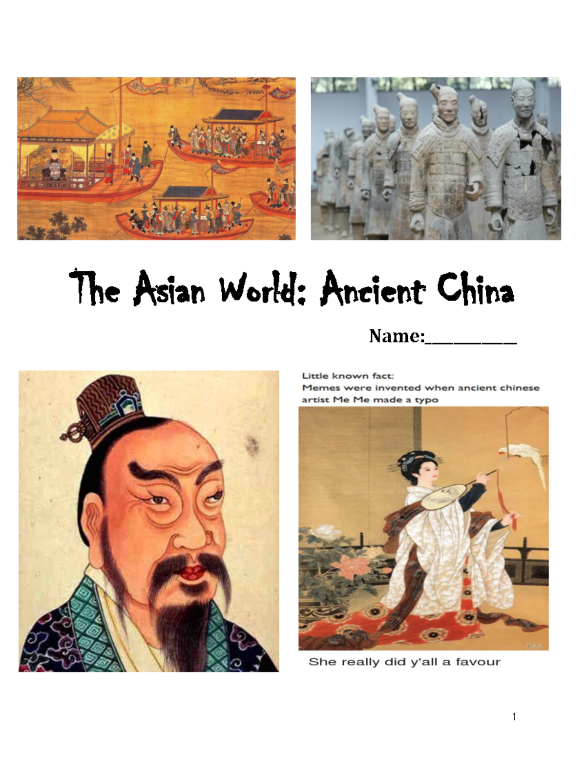 Ancient China: Student Workbook for History Studies (Course Code ...