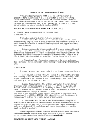 What is CMT - Lectures only - What is CMT? Construction Materials ...